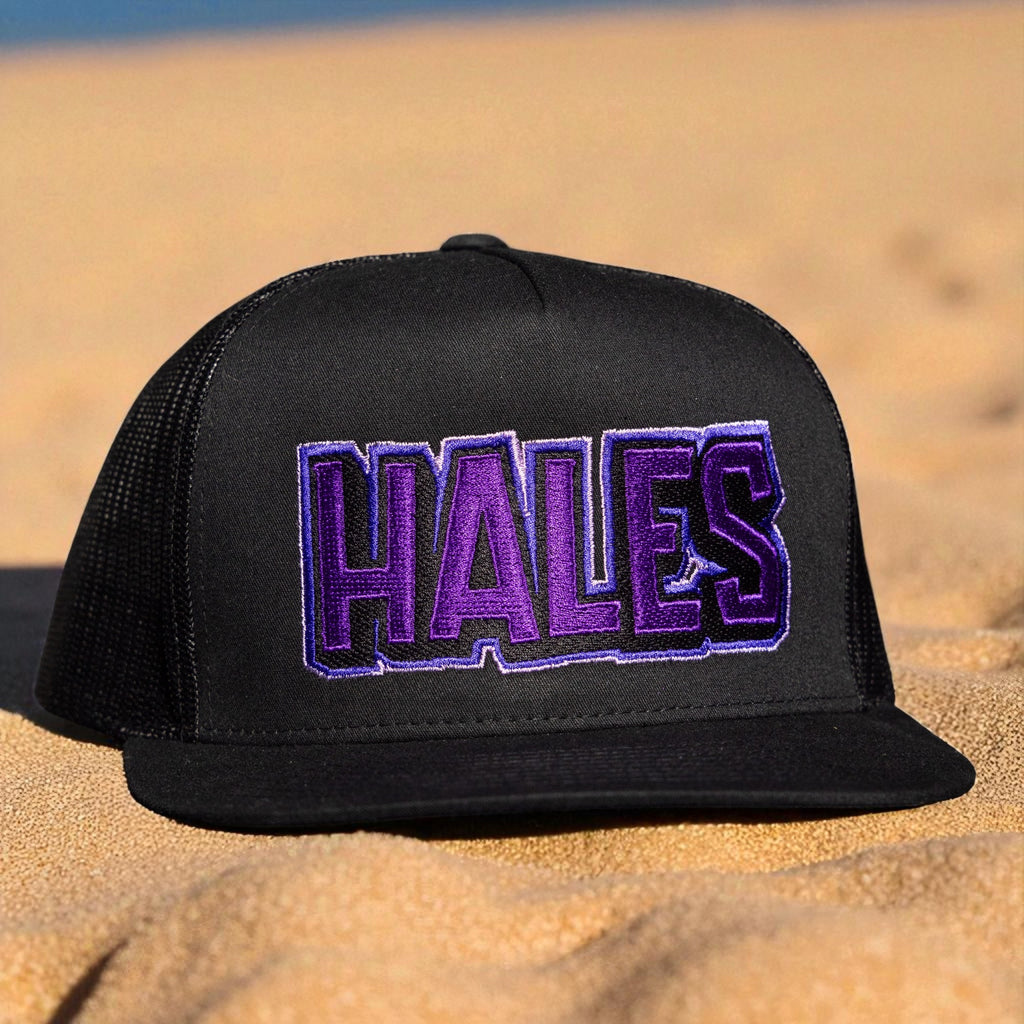 Lu’au Flat Bill Trucker Hat | Hales Legendary Flannels Snapback – Hales ...